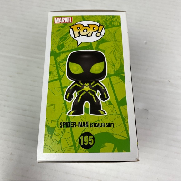 Funko | Toys | Funko Pop Spiderman Stealth Suit 95 Marvel Glow In The ...